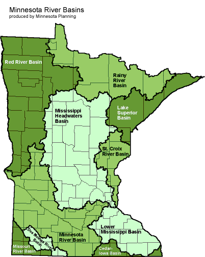Resource record: Minnesota river basins